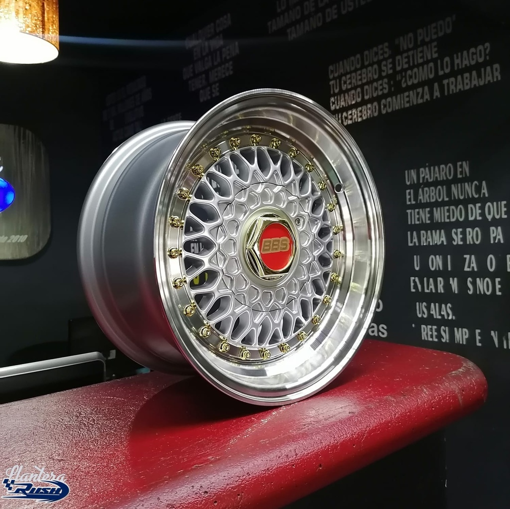 JUEGO DE RINES 14"X6"/7" 4-100/108 TIPO BBS PANAL | RUSH